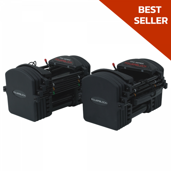 Adjustable PowerBlock Pro EXP STAGE 1 5 - 90 lbs | Marathon Fitmall