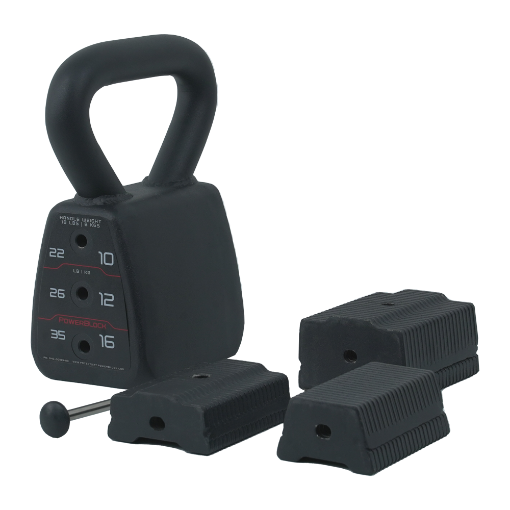 PowerBlock with Ajustable Kettlebell 10 - 35 lb | Marathon Fitmall